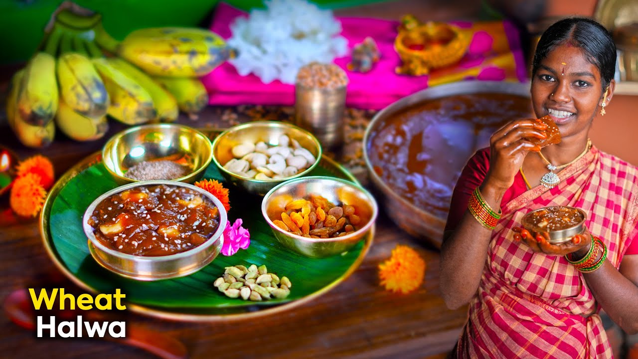 Gothumai Halwa Recipe | Wheat Halwa | Kootan Soru - YouTube
