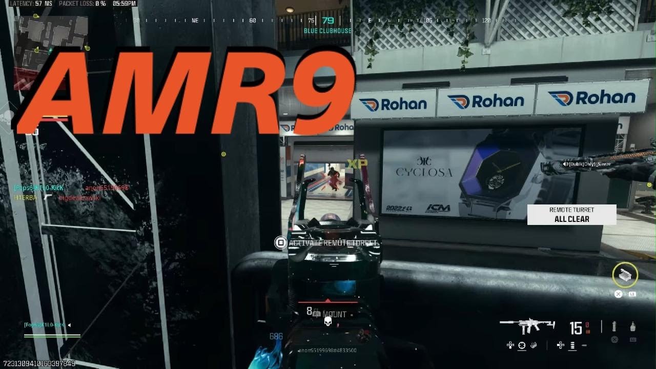 15 K/D gameplay on CROWN RACEWAY using the AMR9 (No Commentary)Call of ...