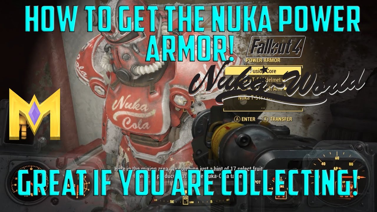 Fallout 4 Nuka World Guide - Unique Power Armor Location - Nuka Cola ...