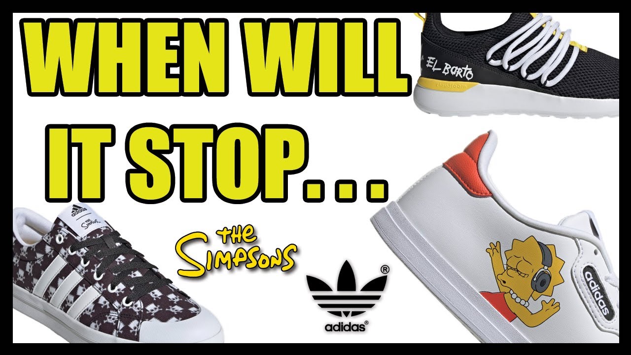 The Simpsons / Adidas collab... when will it stop??? More NEW Shoes ...