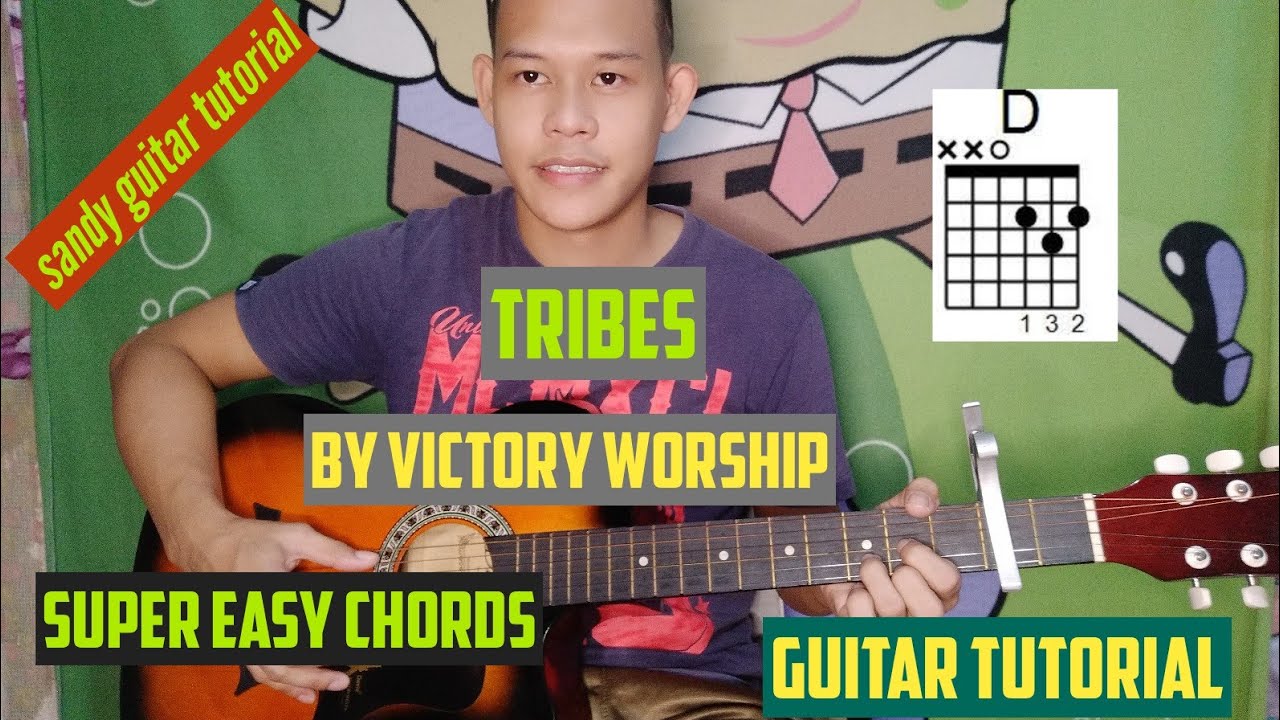 tribes guitar tutorial by victory worship - YouTube
