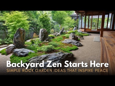 Japanese Rock Garden Design That Fits Any Backyard - YouTube
