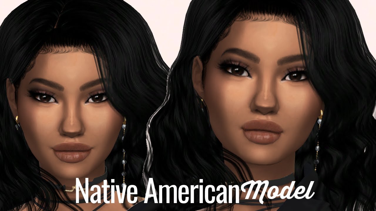 Native American Model - Sims 4 CAS + CC Links - YouTube