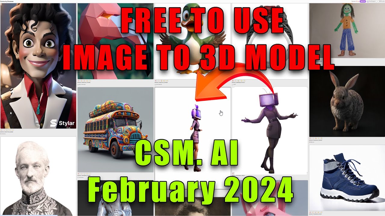 CSM - AI platform capable of creating 3D models - February 2024 update ...