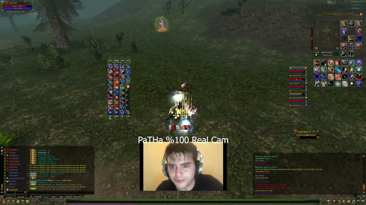 PaTHa %100 REAL CAM SteamKo Pathos | Knight Online - YouTube