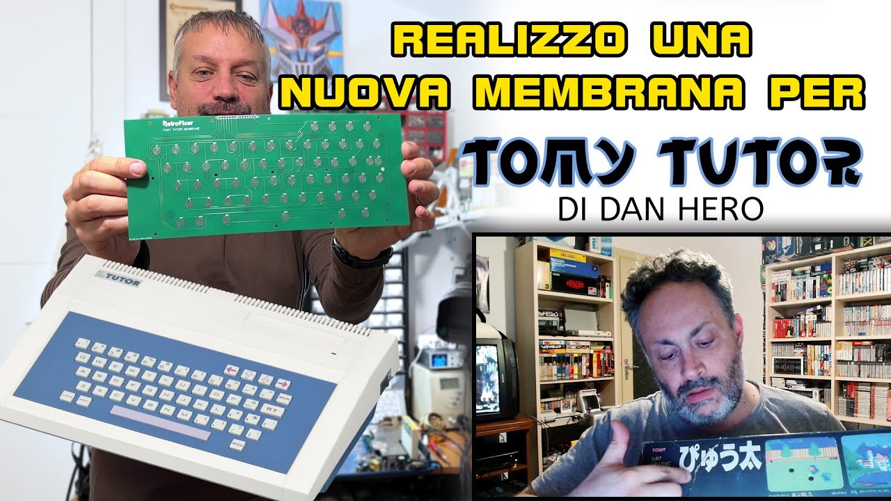 RV141: Costruisco una membrana per il Tomy Tutor (PYUTA) di Dan Hero. - YouTube