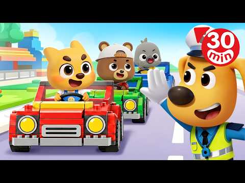 4K 📺 El Parque de Tráfico 🚦 Dibujos Animados 🔍Sheriff Labrador en Español