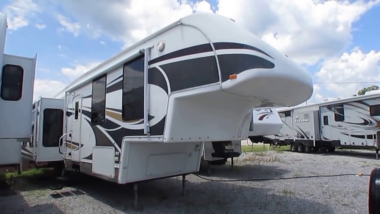 SOLD! 2008 Glendale Titanium 34E39RE Fifth Wheel , 4 Slides, Rear ...