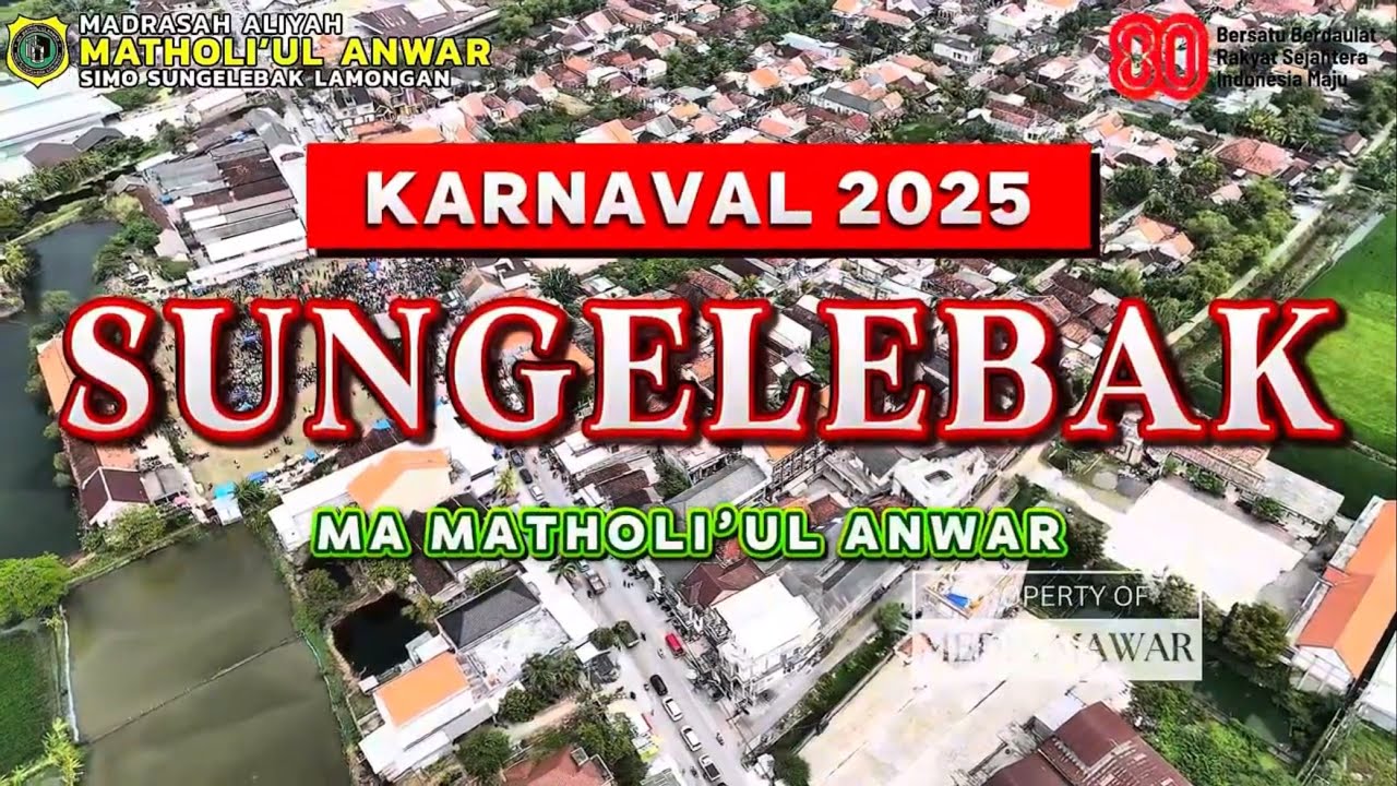 Karnaval Kemerdekaan HUT RI ke-80 di Desa Sungelebak - MA Matholi’ul ...