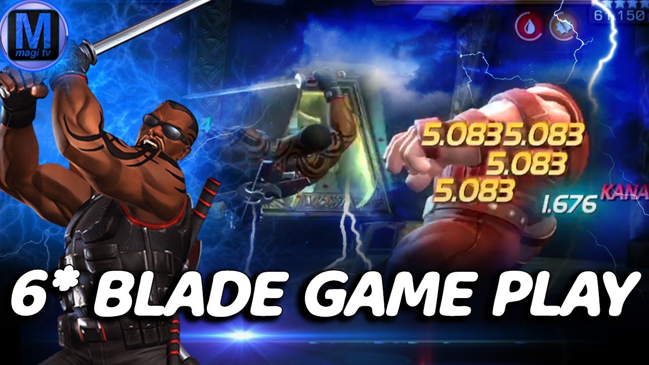 MCOC 6* BLADE GAME PLAY - MARVEL ŞAMPİYONLAR TURNUVASI 6 YILDIZ BLADE ...