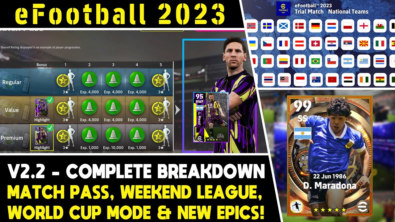 eFootball 2023 | V2.2 ALL YOU NEED TO KNOW - WORLD CUP MODE, 2V2, MATCH ...