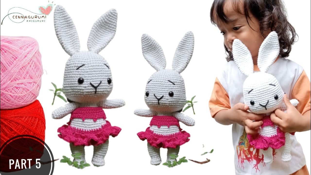 Bunny Amigurumi Crochet Tutorial || Rabbit Amigurumi || Easter Bunny ...