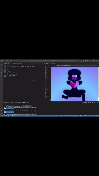 Garnet from Steven Universe!** Work done by @artur.0414 @julianvelez #css #htmlcss. #coding ...