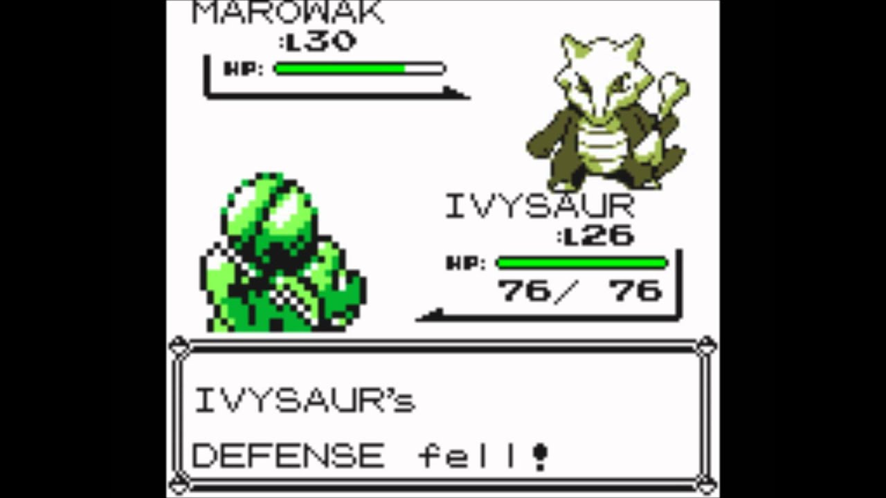 Pokemon Yellow: The Ghost Marowak - YouTube