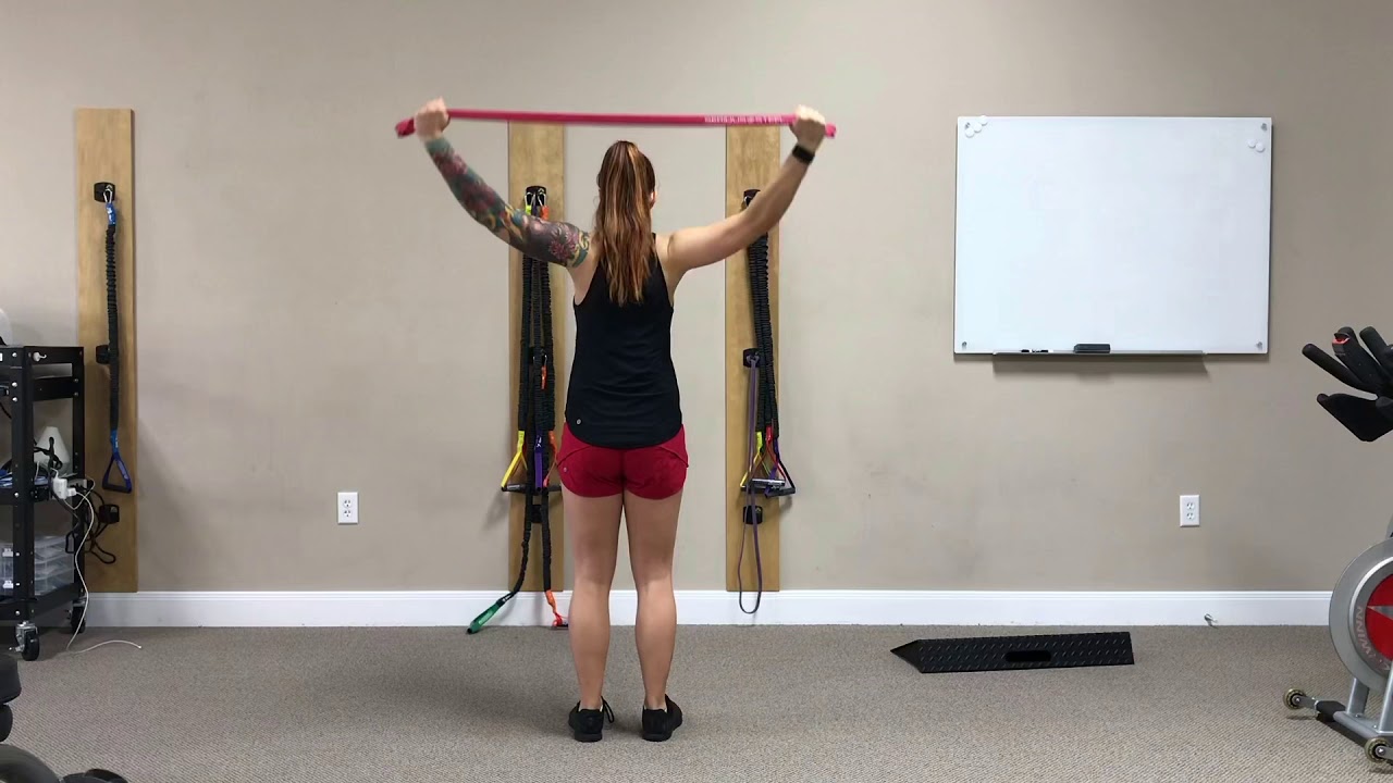 Simple Shoulder Warm Up - YouTube