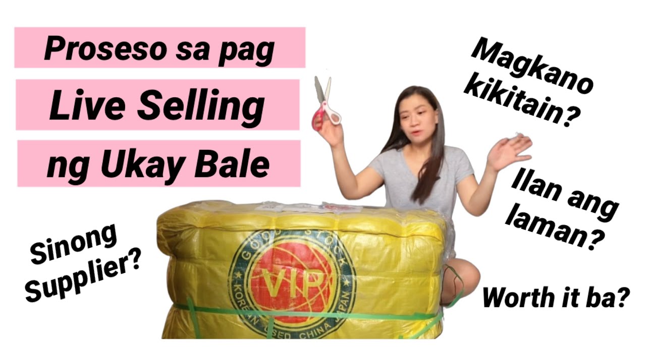 Ukay Bale Direct Supplier | Bale Opening | Paano maglive selling ng Ukay Bale Part 12 - YouTube