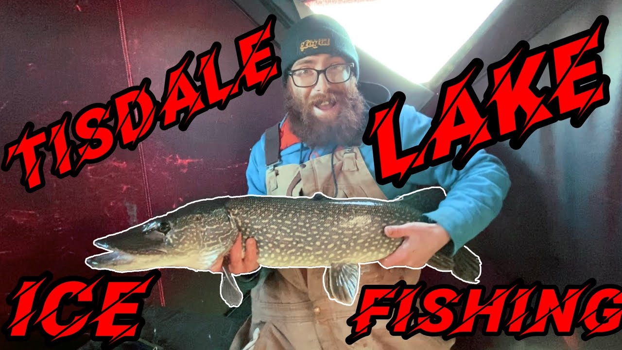 Tisdale Lake Ice Fishing - YouTube