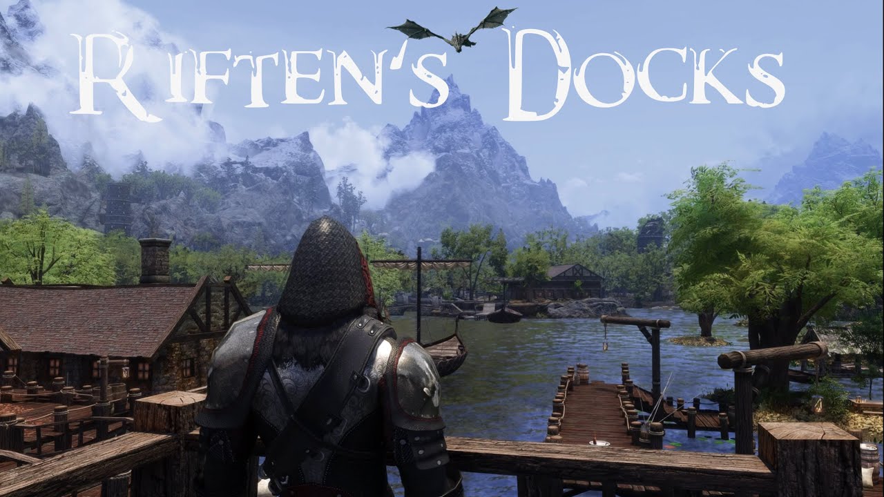 Riften’s Docks | 3 Minutes of Skyrim’s Tranquility | Nolvus Modpack ...