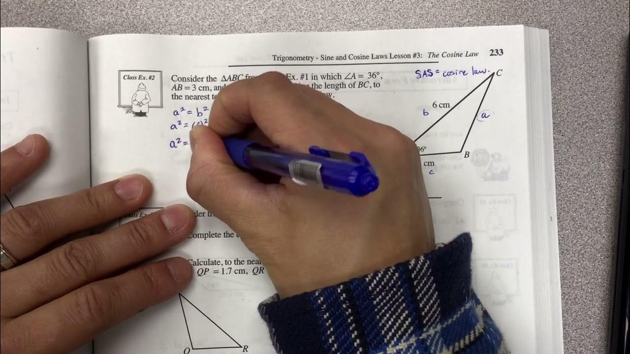 Sine and Cosine Laws Lesson #3 - YouTube