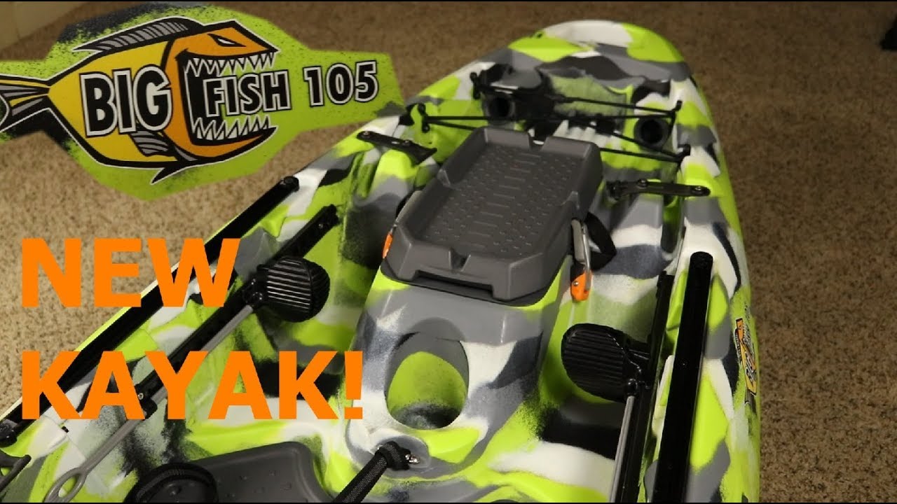 Buying My First FISHING KAYAK!! BIG FISH 105 - YouTube