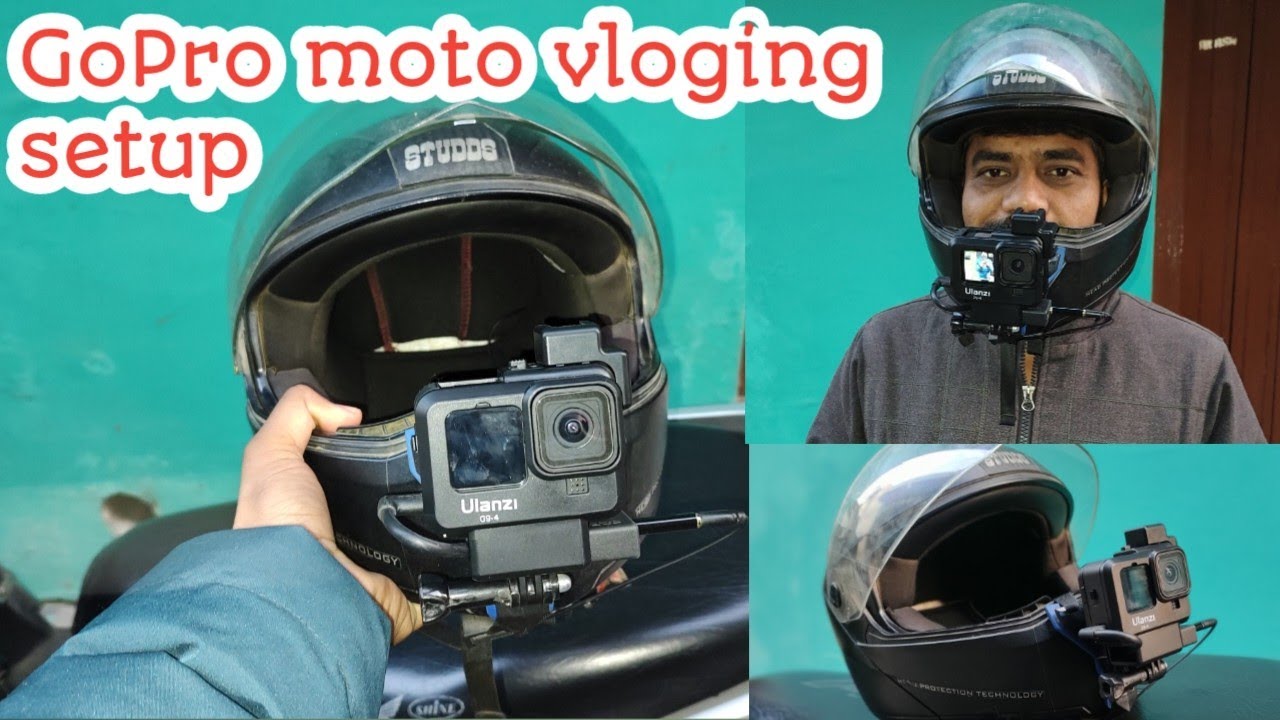 Gopro moto vlog setup। Motovlog setup । Making best moto vlog setup by ...