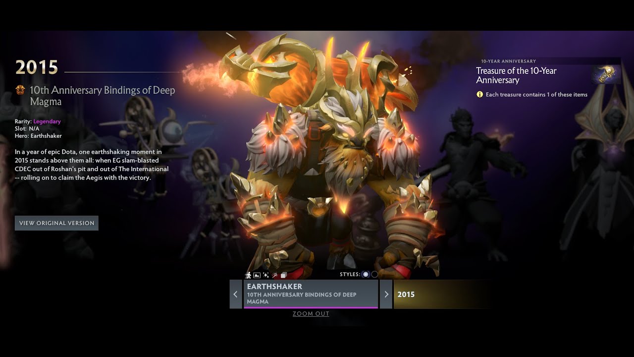 Earthshaker Dota 2 Set
