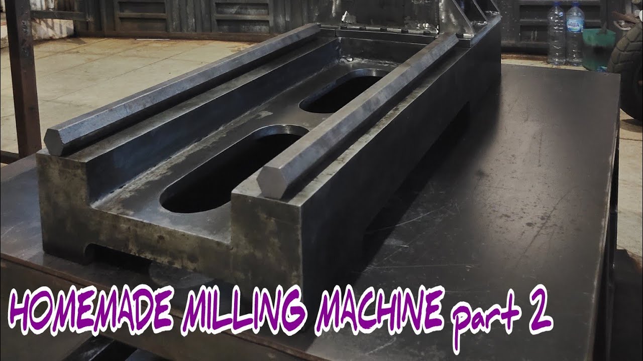 HOMEMADE MILLING MACHINE part 2 - YouTube