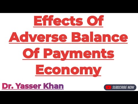 Effects Of Adverse Balance Of Payments Economy | Balance Of Payments ...