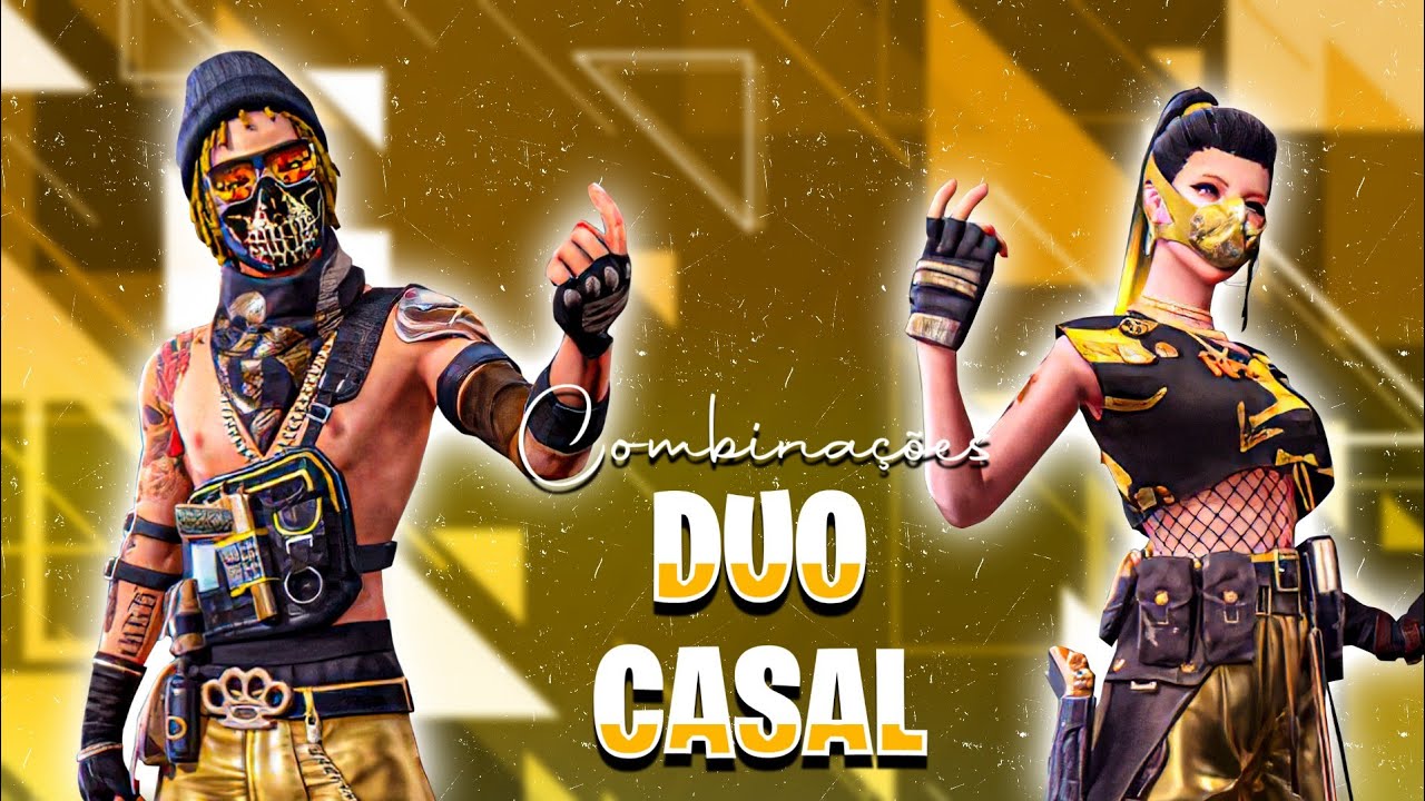 MELHORES COMBINAÇÕES PARA DUO/CASAL NO FREE FIRE ️ - YouTube