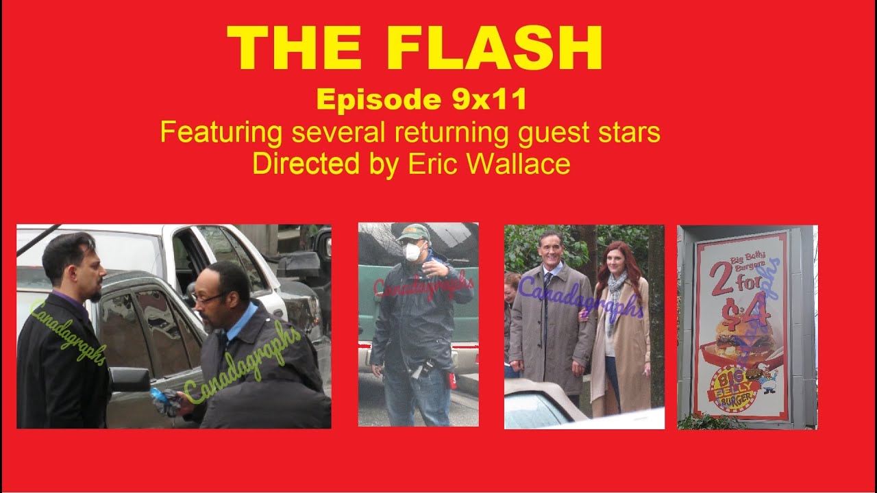 THE FLASH episode 9x10 set video - 4 returning guest stars - directed ...