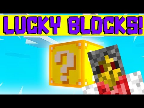 lucky block mod in minecraft - YouTube