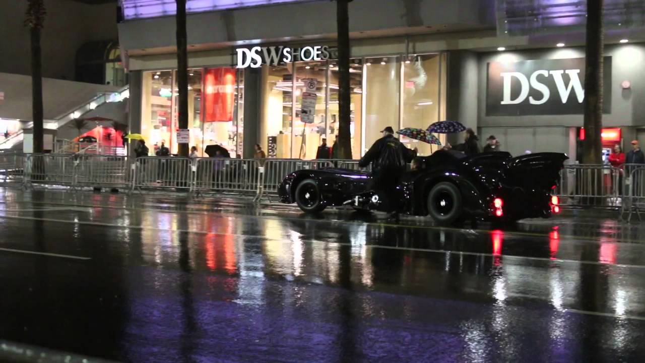 89 Batmobile drives down Hollywood Blvd- Hollywood Christmas Parade ...