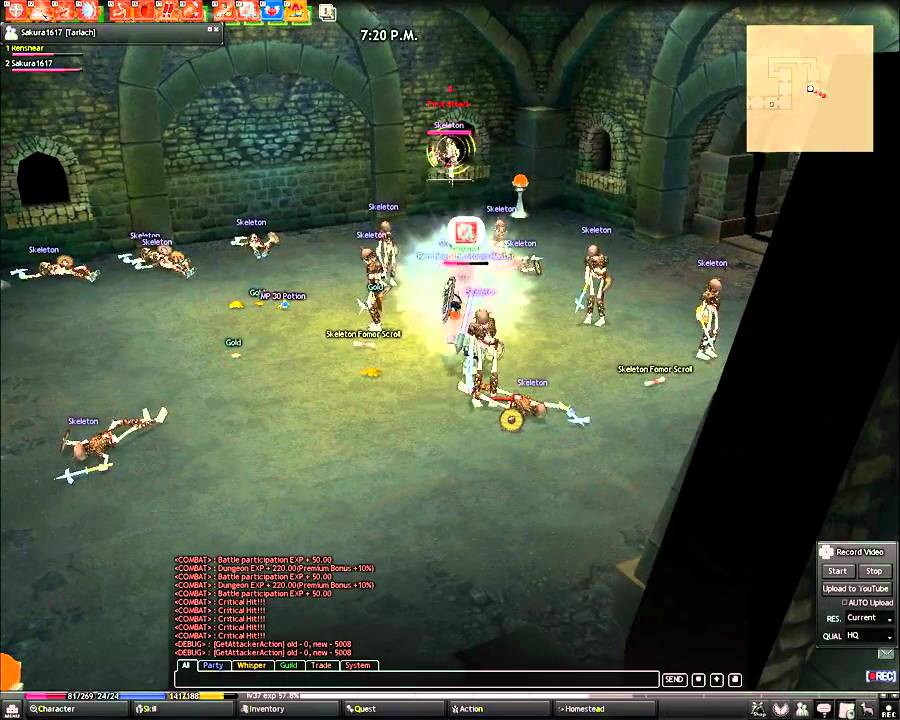 Mabinogi lance beatdown - YouTube