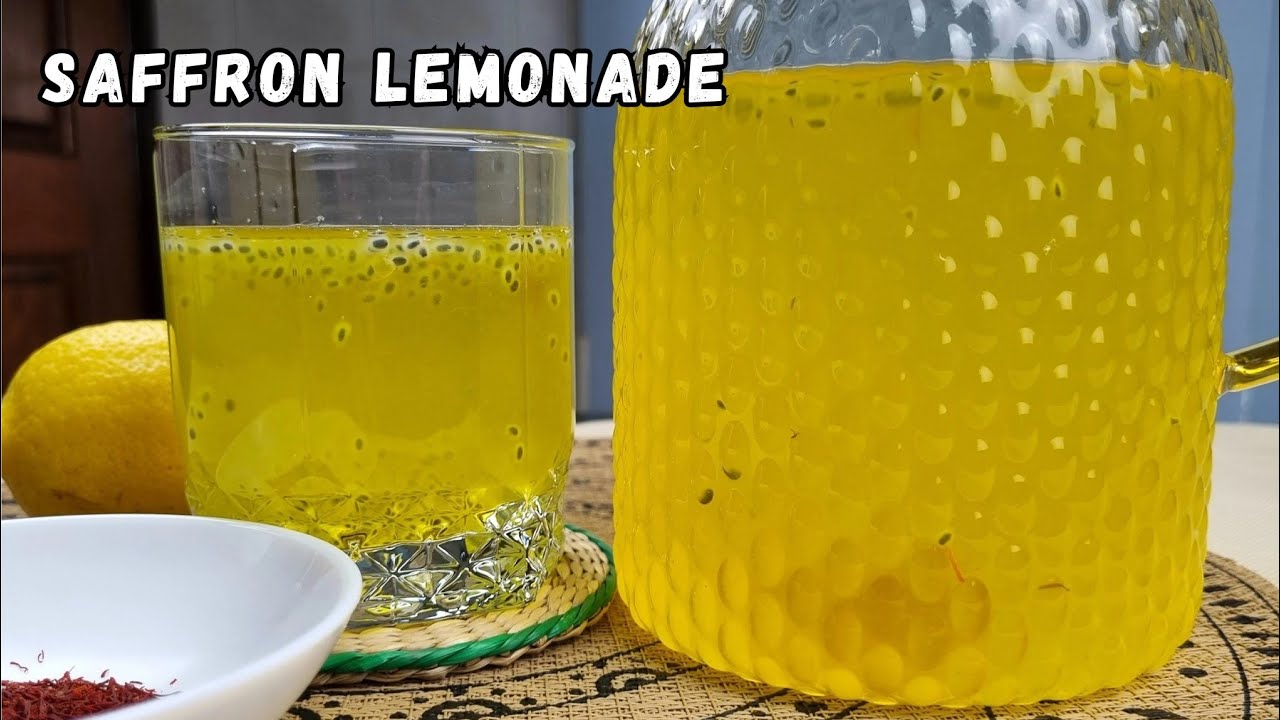 Saffron Lemonade Recipe | Iftar Drink Recipe | Refreshing Summer Drink ...