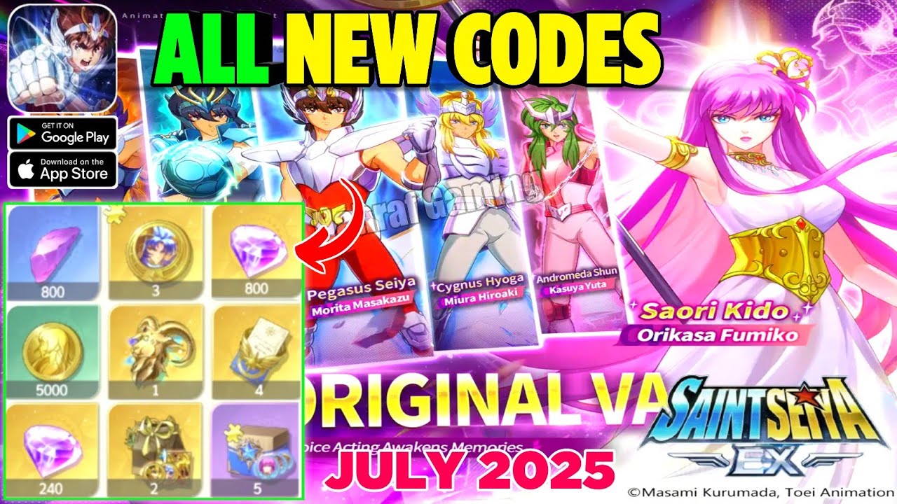 *New* Saint Seiya EX Gift Codes July 2025 | Saint Seiya EX Codes - How to Redeem Code - YouTube