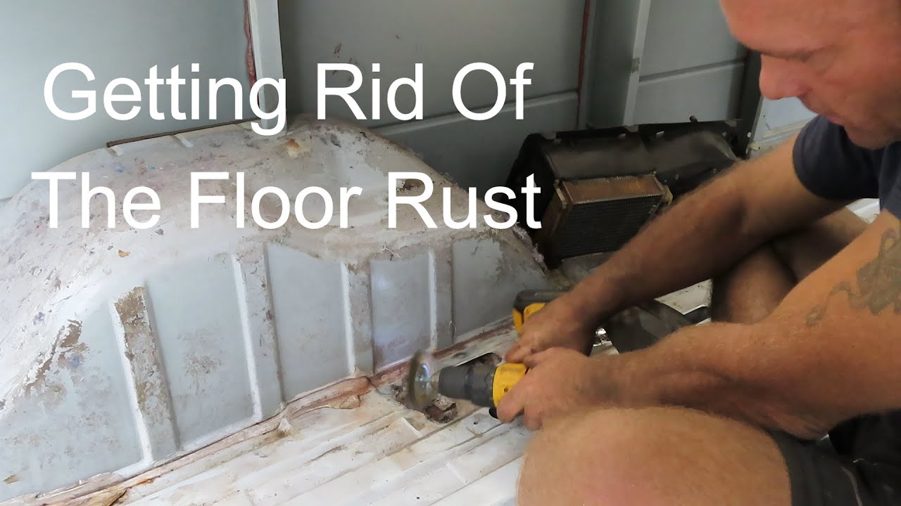 Van Build | Getting Rid Of The Rust On The Floor #vanconversion # ...