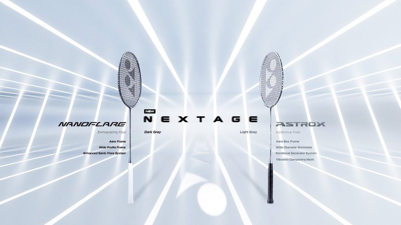 Yonex Nextage Series Badminton Racquet (Astrox & Nanoflare) - YouTube