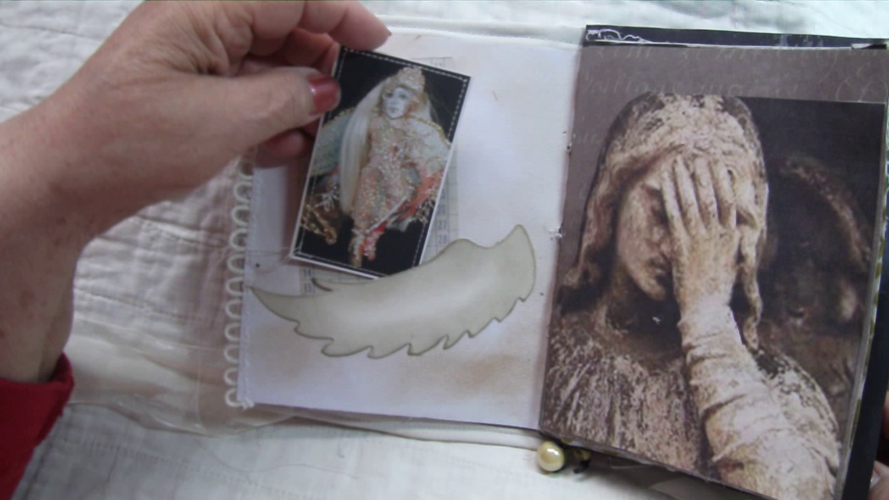 GUARDIAN ANGEL JUNK JOURNAL ONE by Judy Kline SOLD - YouTube