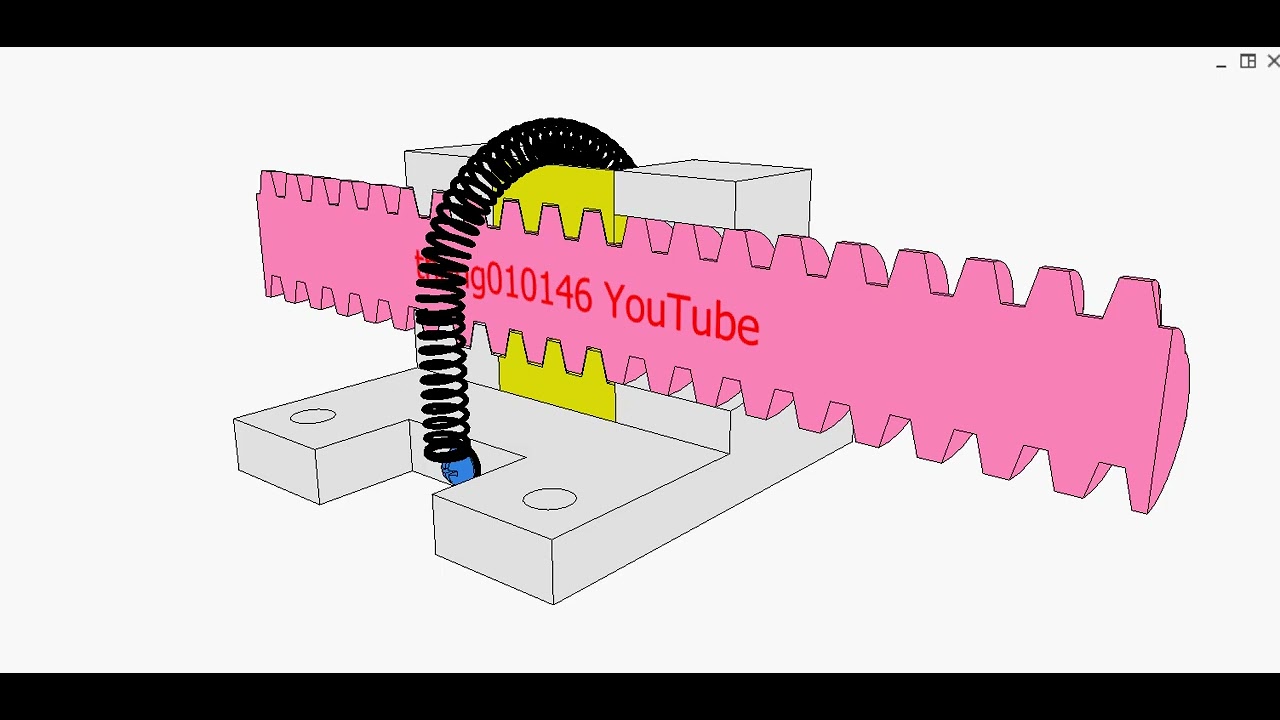 Eliminating backlash in screw-nut drives 1 - YouTube