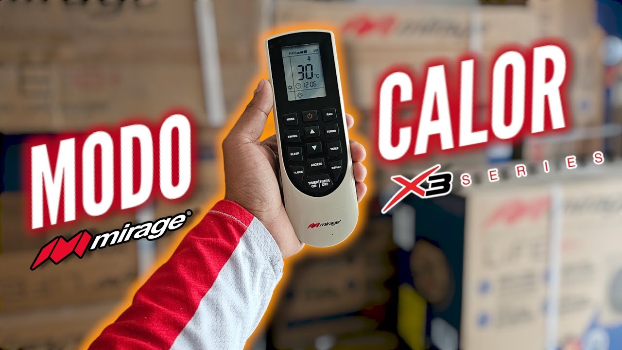 Configura La Calefaccion En Tu Minisplit Mirage X3 (Facil & Rapido ...