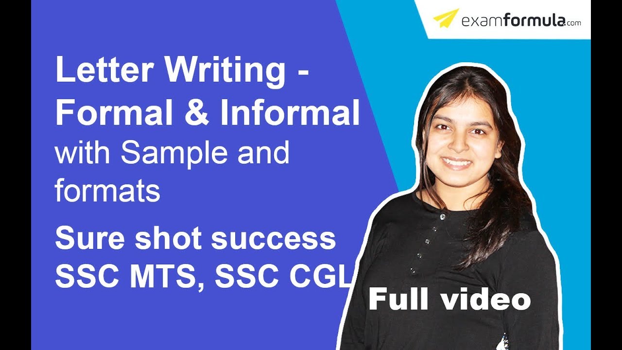 Letter writing tips & tutorial for SSC MTS, CGL 2018 – Letter लिखना ...