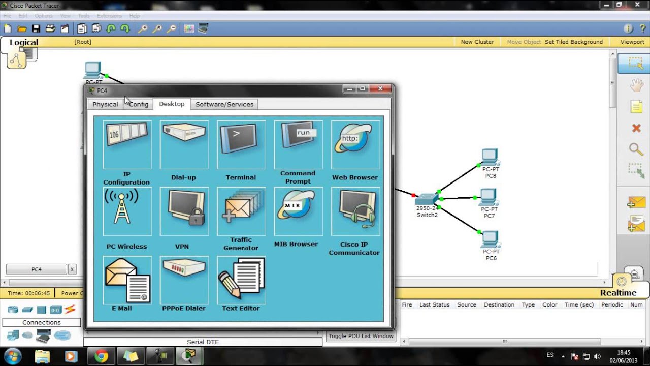 Manual de Cisco Packet Tracer parte 3 - YouTube