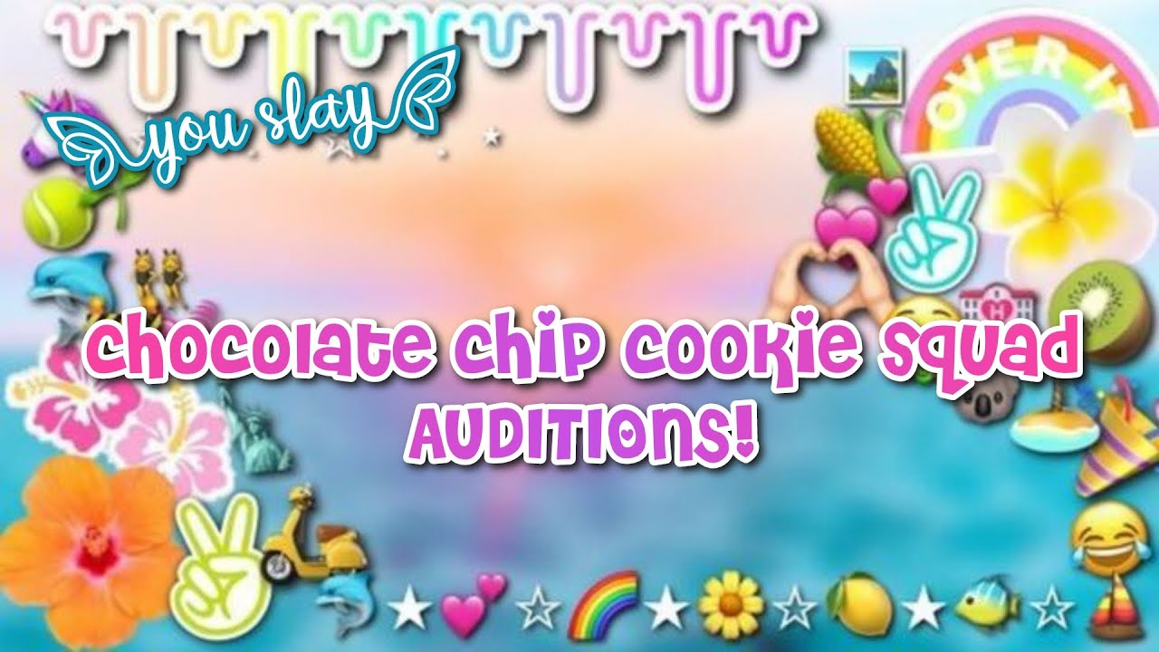 squad auds for chocolate chip cookie squad! *OPEN* #cccsquadauds - YouTube