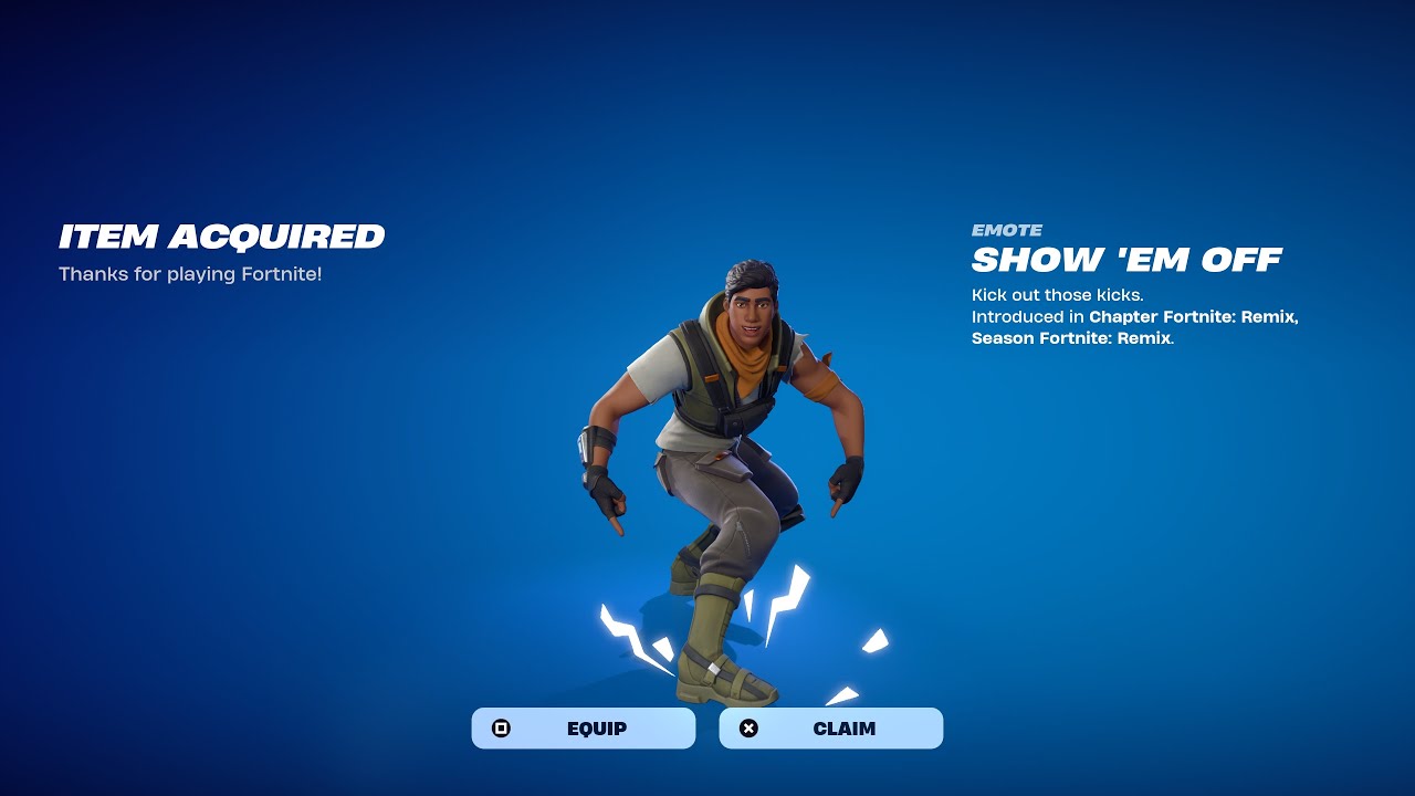 HOW TO GET SHOW EM OFF EMOTE IN FORTNITE! - YouTube