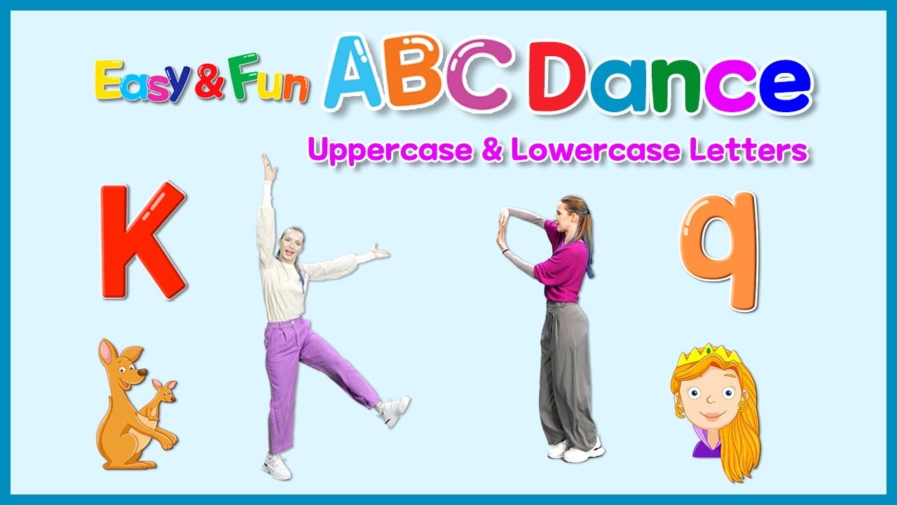 Easy & Fun ABC Dance Song | Uppercase & Lowercase Letters - YouTube