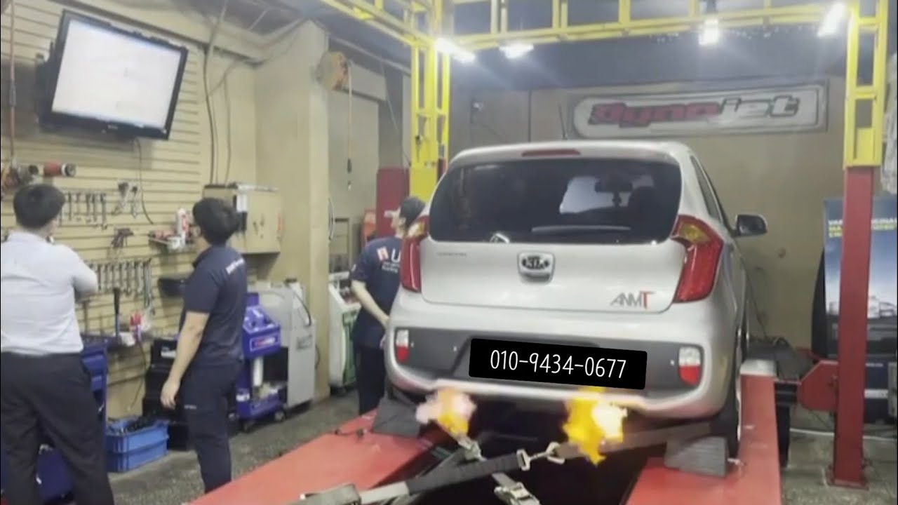 기아 모닝 사제터보 셋팅, 맵핑(KIA morning after market turbo tuning, mapping) - YouTube