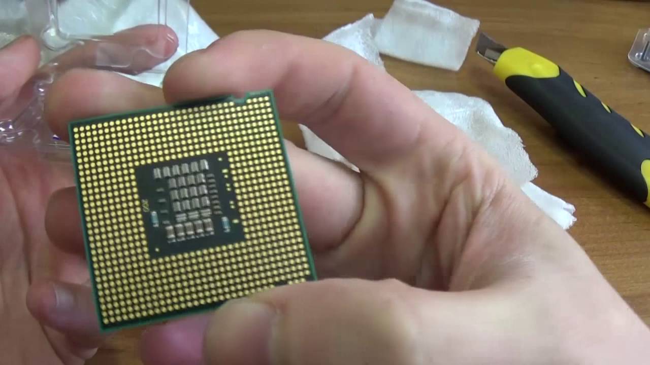 Процессоры Intel LGA775 (core 2 duo, xeon) (распаковка) - YouTube