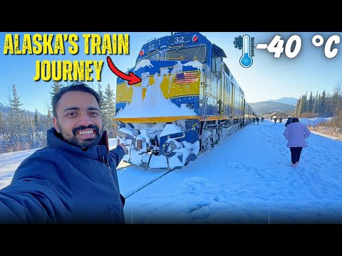 Coldest Train Ride Through Alaska – Stunning & Icy!