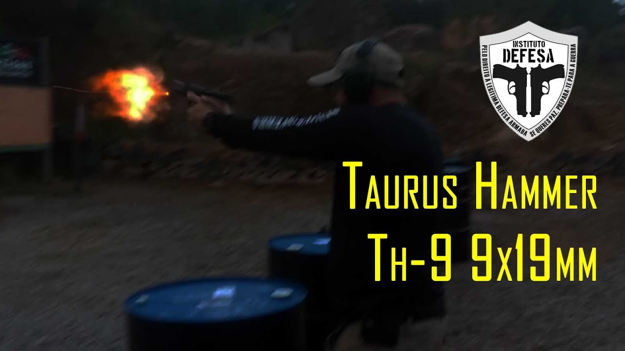 Vídeo rápido! Pistola Taurus Hammer TH-9 9x19mm - YouTube