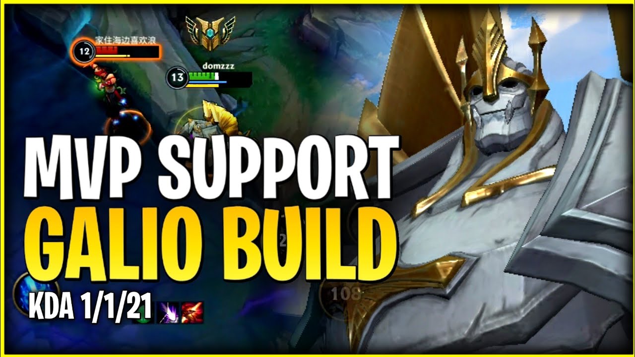 Galio Support Best Item Build | Wild Rift Galio Gameplay - YouTube